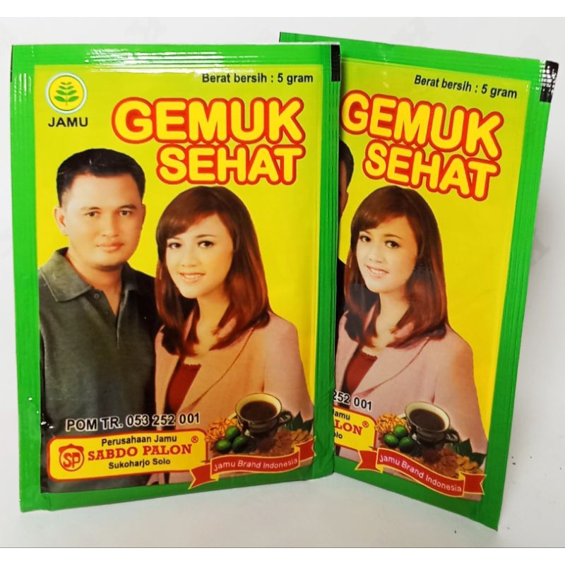Jual JAMU GEMUK SEHAT CAP SABDO PALON PACK ISI 10 SACHET# | Shopee ...