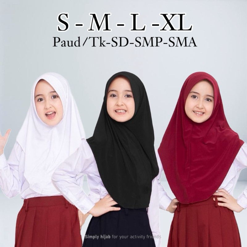 Jual 𝗢𝗥𝗜𝗡𝗢𝗖𝗢 - Jilbab Bergo Hamidah Oval anak paud SD SMP / Hijab bergo Hamidah anak terbaru ...