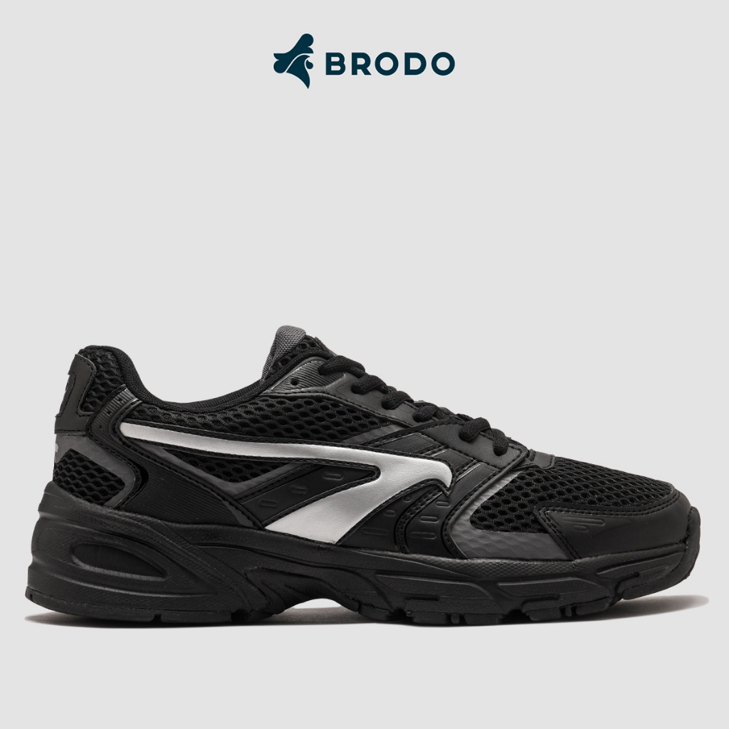 Jual BRODO - Sneakers Ace Neptune Charcoal Silver BS | Shopee Indonesia