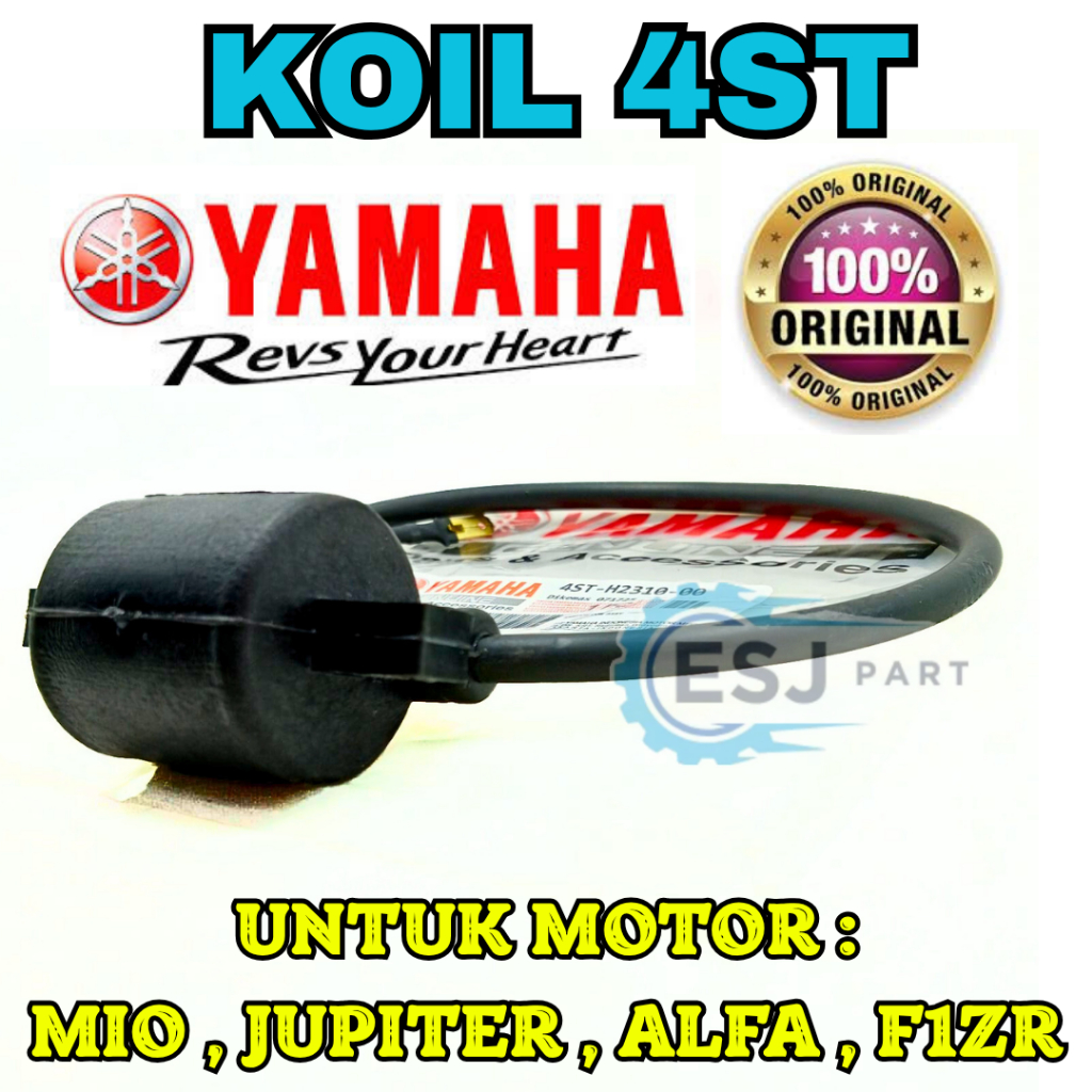 Jual KOIL/COIL YAMAHA KODE-4ST ASLI ORIGINAL YAMAHA MIO,JUPITER,VEGA ...