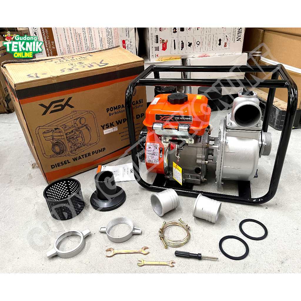 Jual Waterpump 3" DIESEL YASUKA WP30DP SOLAR Pompa Alkon 80mm / Water ...