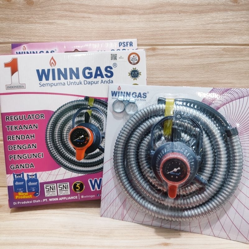 Jual Regulator Winn Gas Pengunci Ganda W900 Set Selang Dan Kepala ...