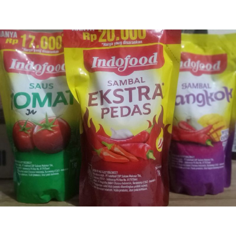 Jual saos sambal refil Indofood 1kg | Shopee Indonesia