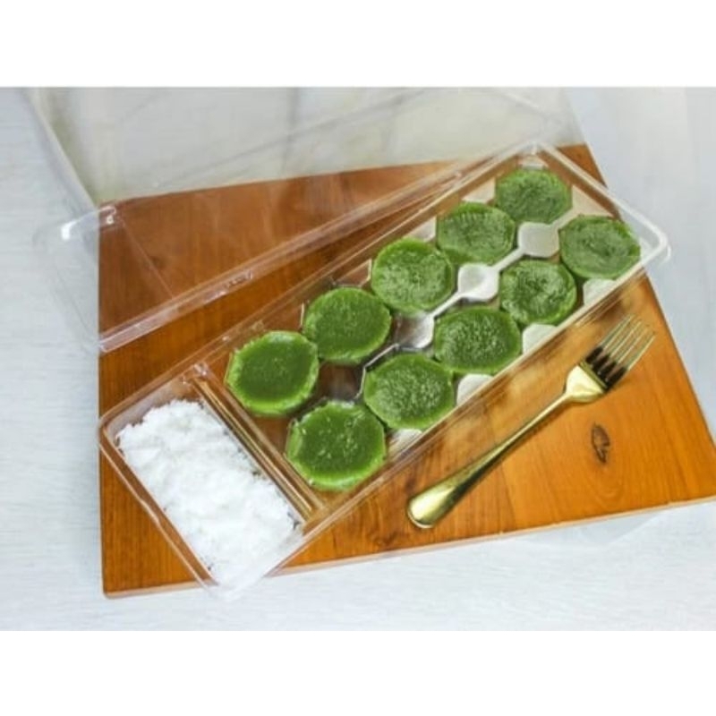 Jual (25 pcs) Mika kue ijo lumpang hijau kue talam kelapa hijau pandan ...