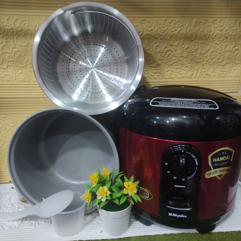Jual Rice Cooker MIYAKO MCM-721 LST 1,8 Liter 5 in Rendah gula & Carbo ...