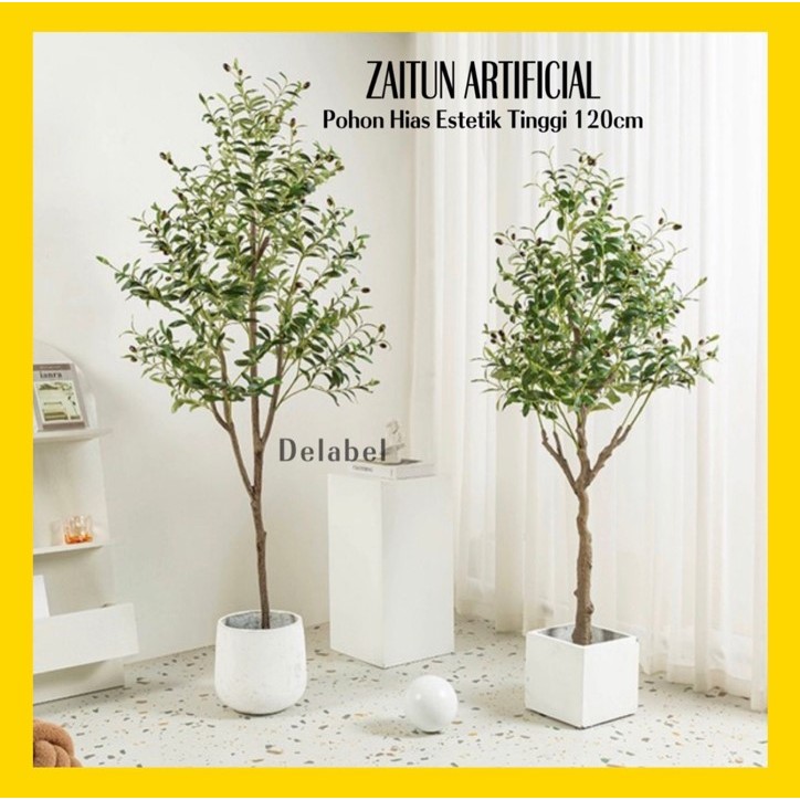 Jual Tanaman Hias Zaitun 120cm Latex Plants Olive Premium Artificial ...