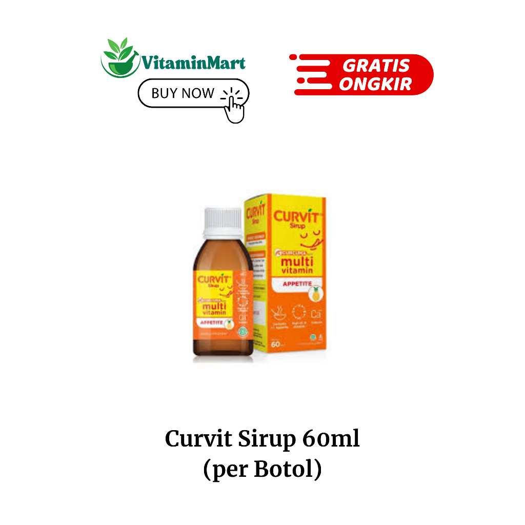Jual Curvit Syrup 60 ml – Vitamin Anak untuk Nafsu Makan & Tumbuh ...