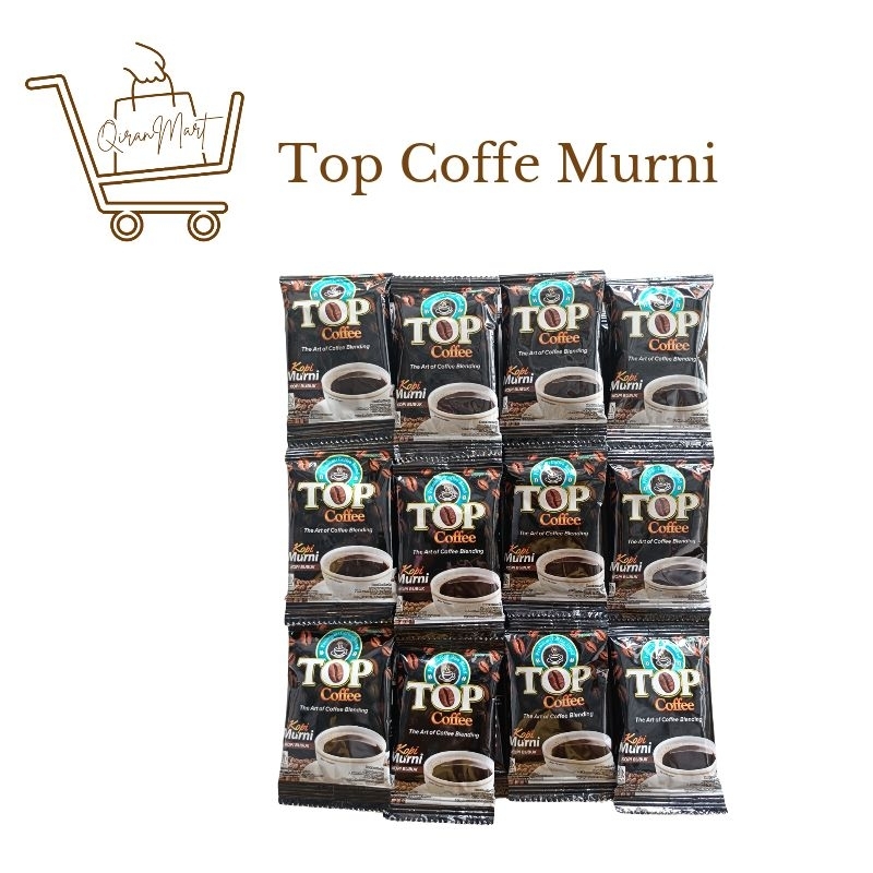 Jual Kopi Hitam TOP Murni 7gr x 10 sachet | Shopee Indonesia