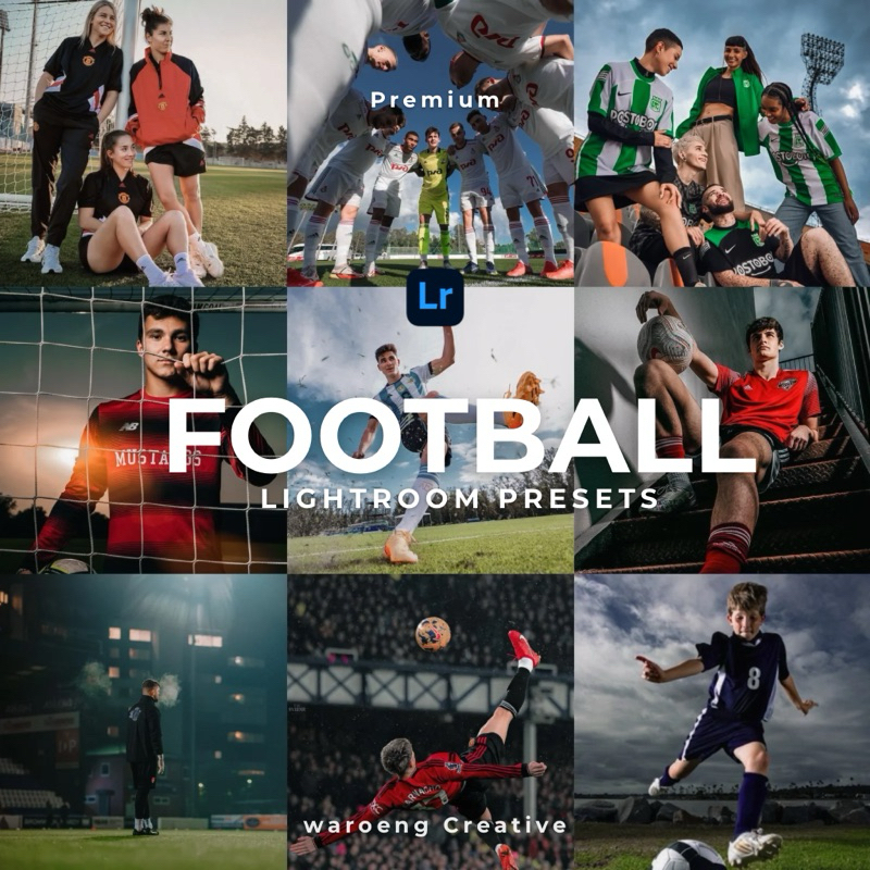 Jual Premium Lightroom Preset Football | Lightroom Untuk iOS Android ...