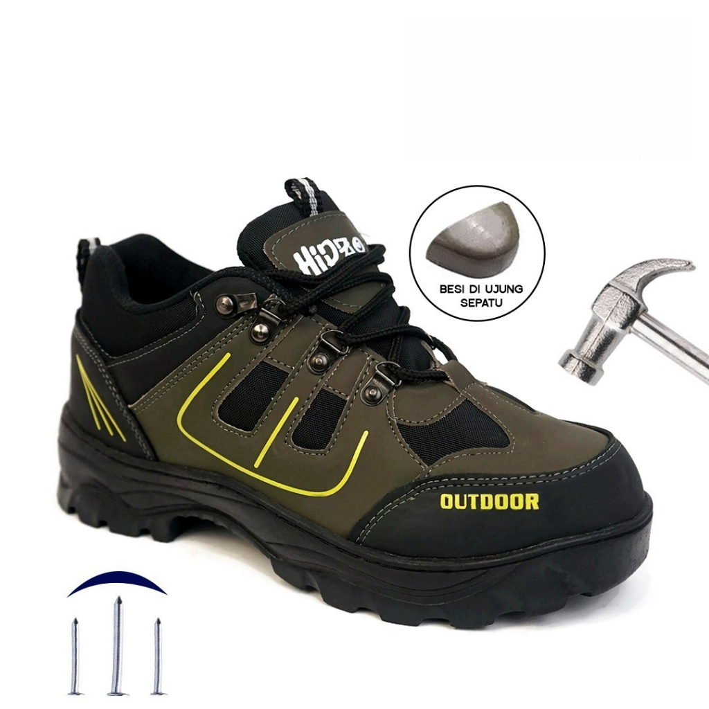 Jual Sepatu Sefty Safety Septy Safti Outdoor Pria Ujung Besi Septi ...