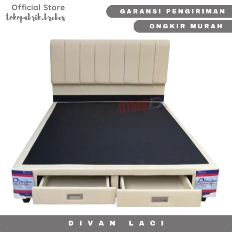 Jual Divan laci ukuran 120, 140, 160, 180 x 200 cm divan slorokan ...