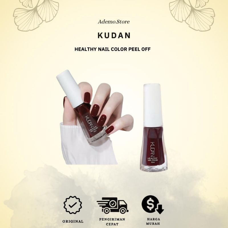 Jual Kudan Healthy Nail Polish Color Peel off BPOM | Shopee Indonesia