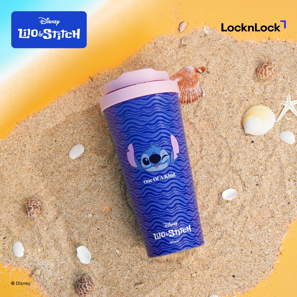 Jual LocknLock One Touch Clip Tumbler Disney Stitch Edition | Shopee ...