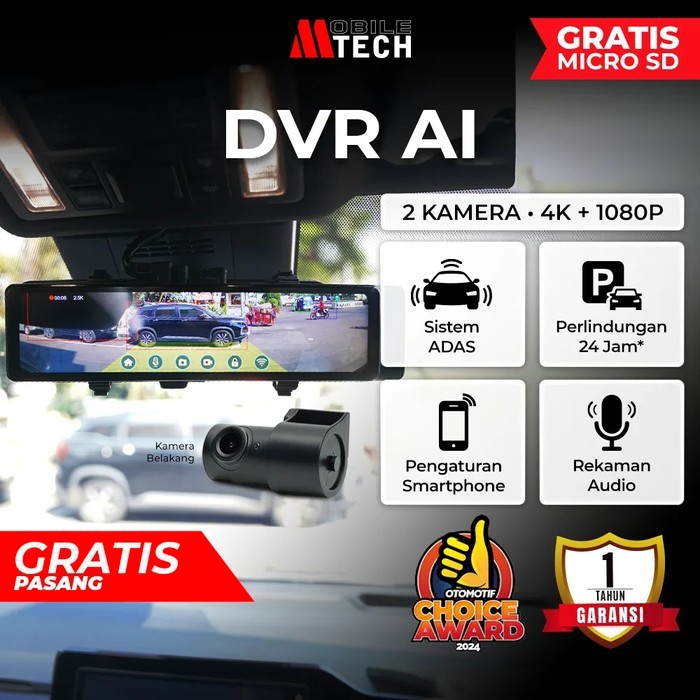Jual DASHCAM DVR AI MOBILETECH 11.26 INCH | Shopee Indonesia