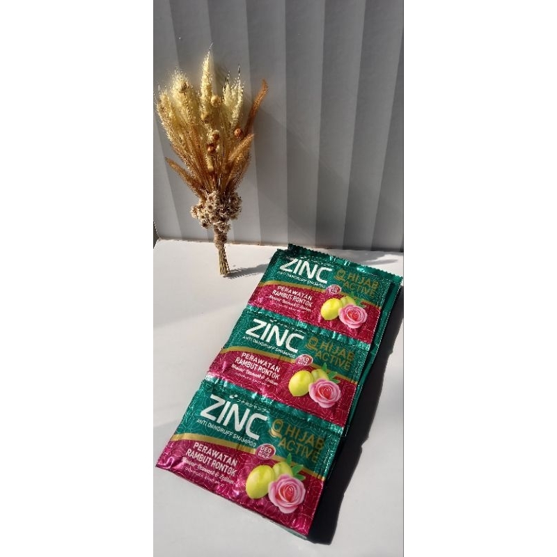 Jual Shampo ZINC Hijab Active Anti ketombe murah 24 pcs | Shopee Indonesia