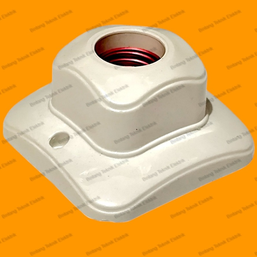 Jual Fitting Lampu Plafon Kotak Oval / fitting Flafon kotak segi 4 / Fitting lampu plafon kotak ...