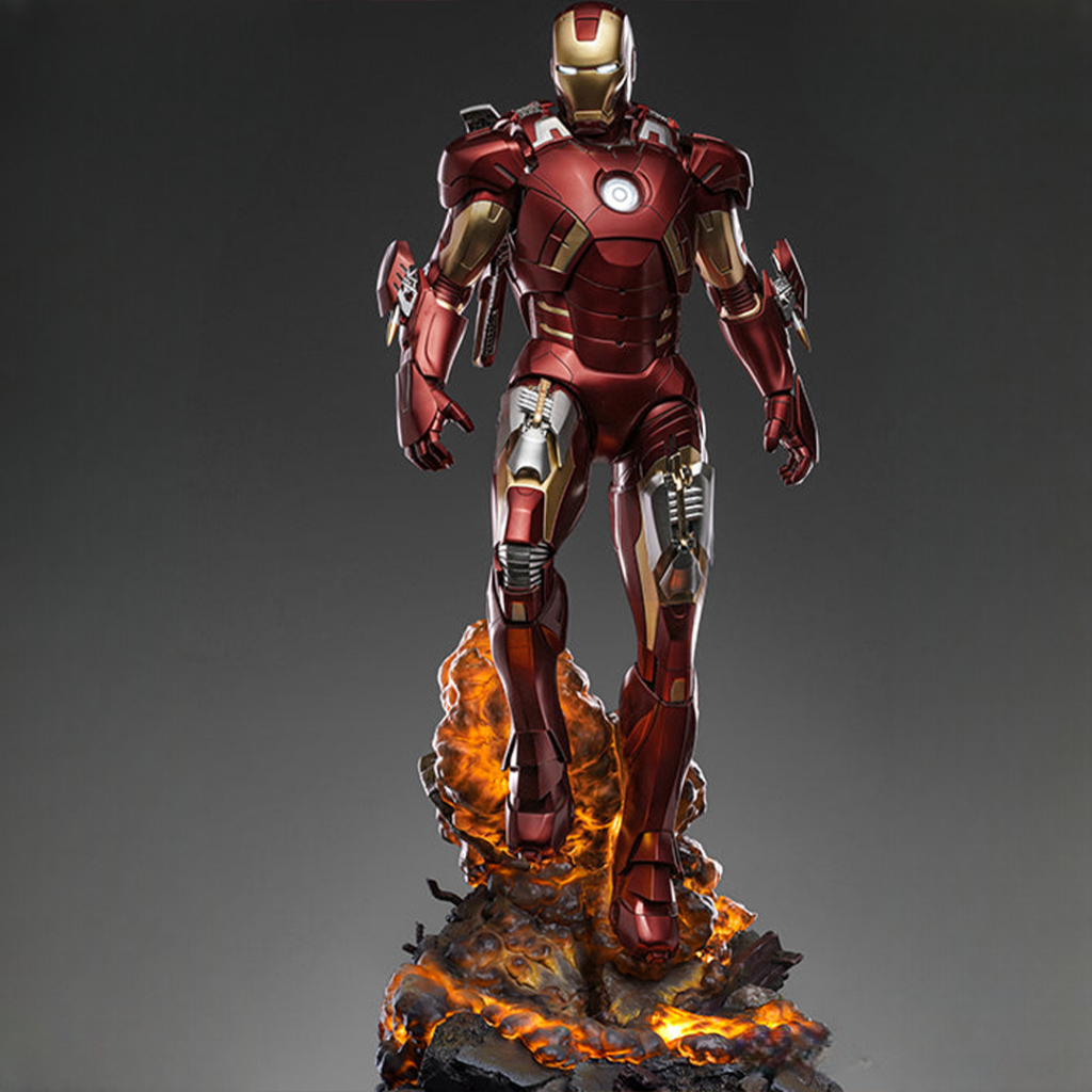 Jual Koleksi Special Statue Action Figure Iron Man Mark 7 Marv 90 CM ...