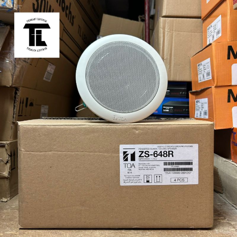 Jual Ceiling Speaker TOA ZS-648R (Original & Baru 100%) | Shopee Indonesia