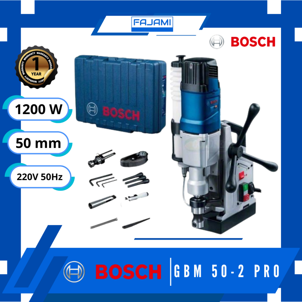 Jual BOSCH GBM 50-2 PROFESSIONAL Mesin Bor Magnet Listrik 50mm ...