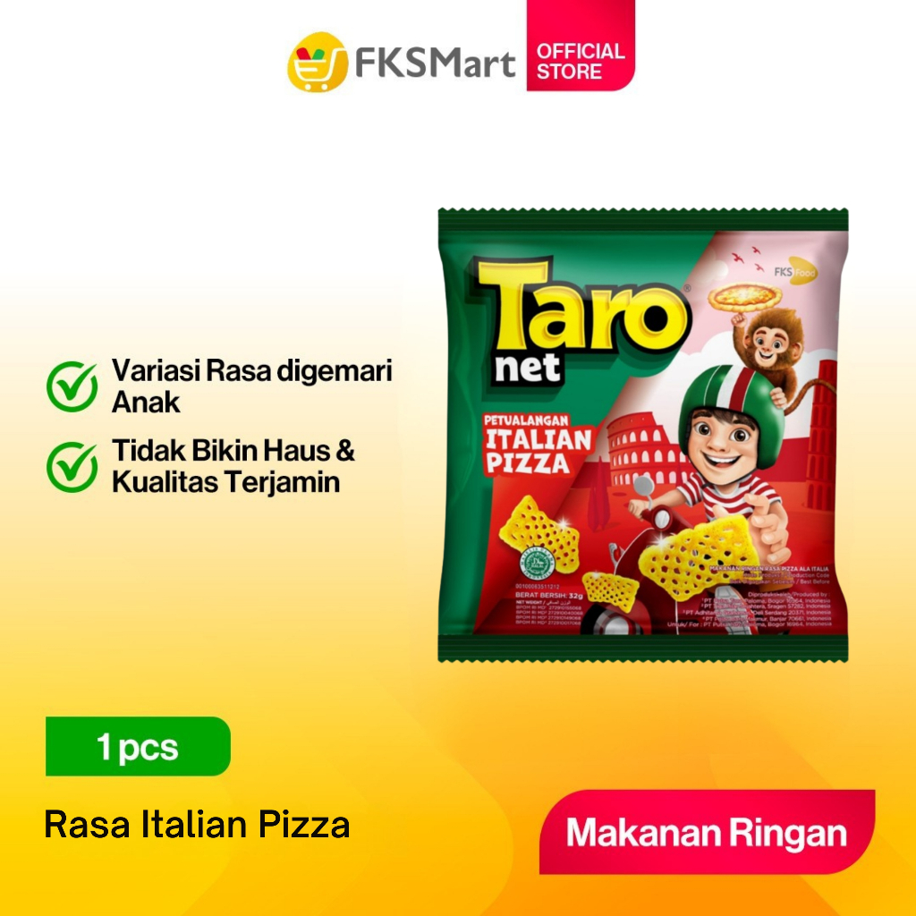 Jual Taro Net Italian Pizza Medium Pack | Shopee Indonesia