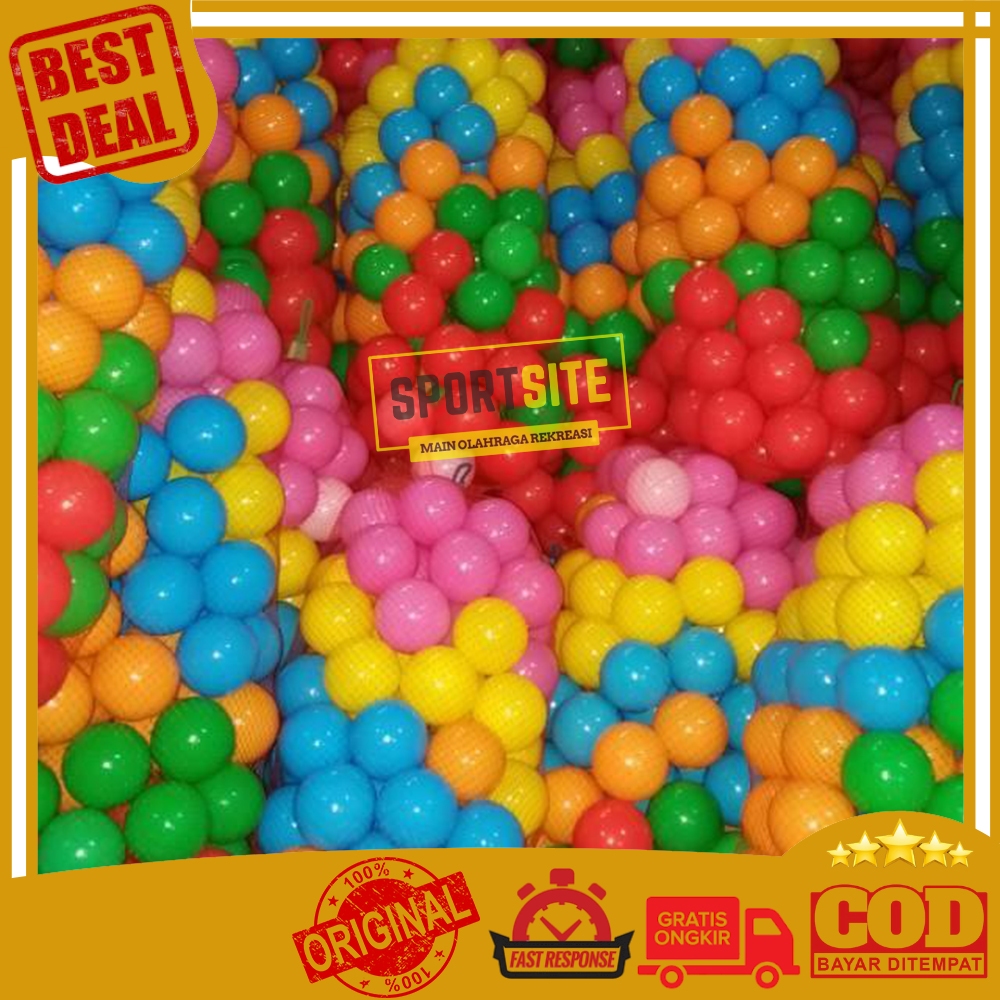 Jual 100Pcs Bola Mainan Warna Warni Ball Bath Mainan Anak Bola Mandi ...