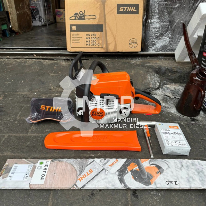 Jual MESIN POTONG KAYU CHAINSAW SINSO SENSO STIHL MS 250 20INCH BAR BAJA | Shopee Indonesia