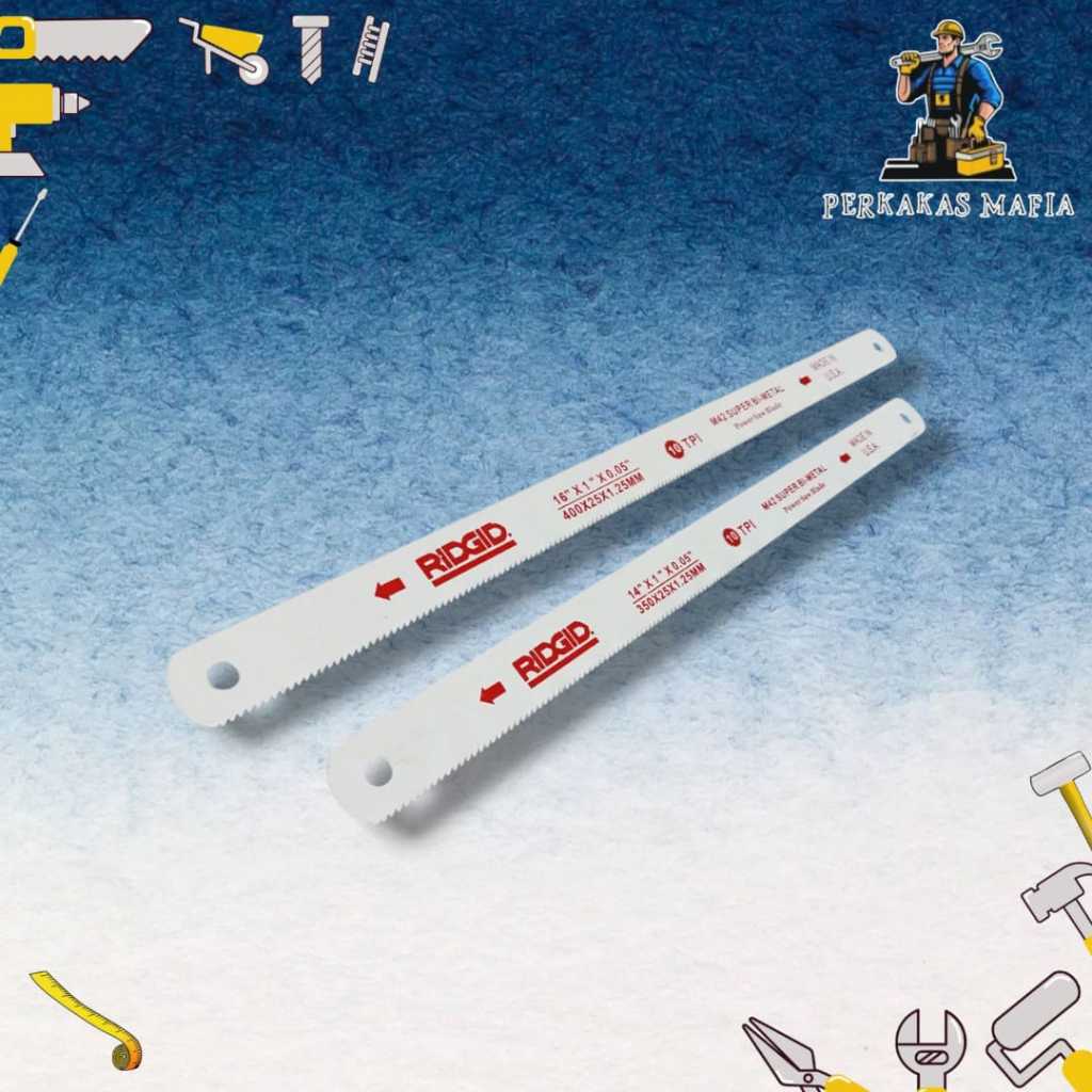 Jual RIDGID Mata Gergaji Mesin 14” & 16” – 10 TPI M2 Super Bi-Metal ...