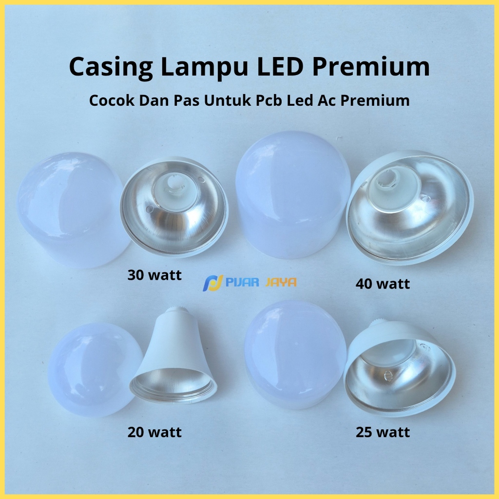 Jual Casing Lampu LED Premium 25 30 40 Watt Kesing Cover Kop Lampu LED ...