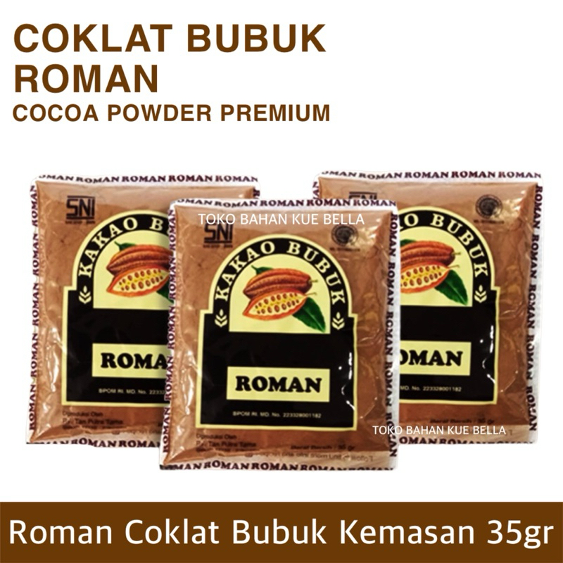 Jual ROMAN Cocoa Powder 35gr - Coklat Bubuk | Shopee Indonesia