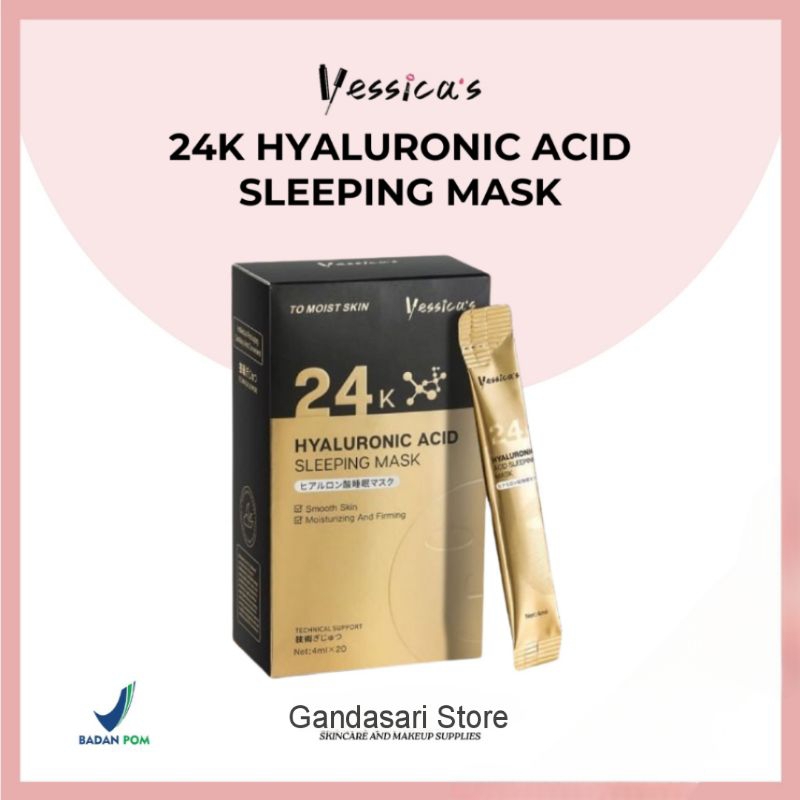 Jual Yessica's Sleeping Mask Hyaluronic Acid Melembabkan Kulit ...