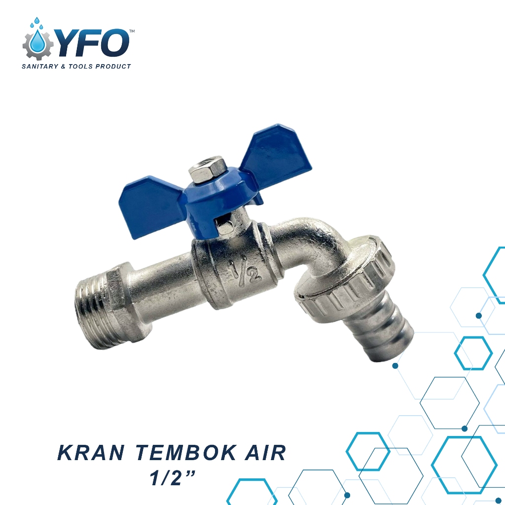 Jual [LYFO] KRAN 1/2 INCH BESI ANTI KARAT KRAN TAMAN | Shopee Indonesia