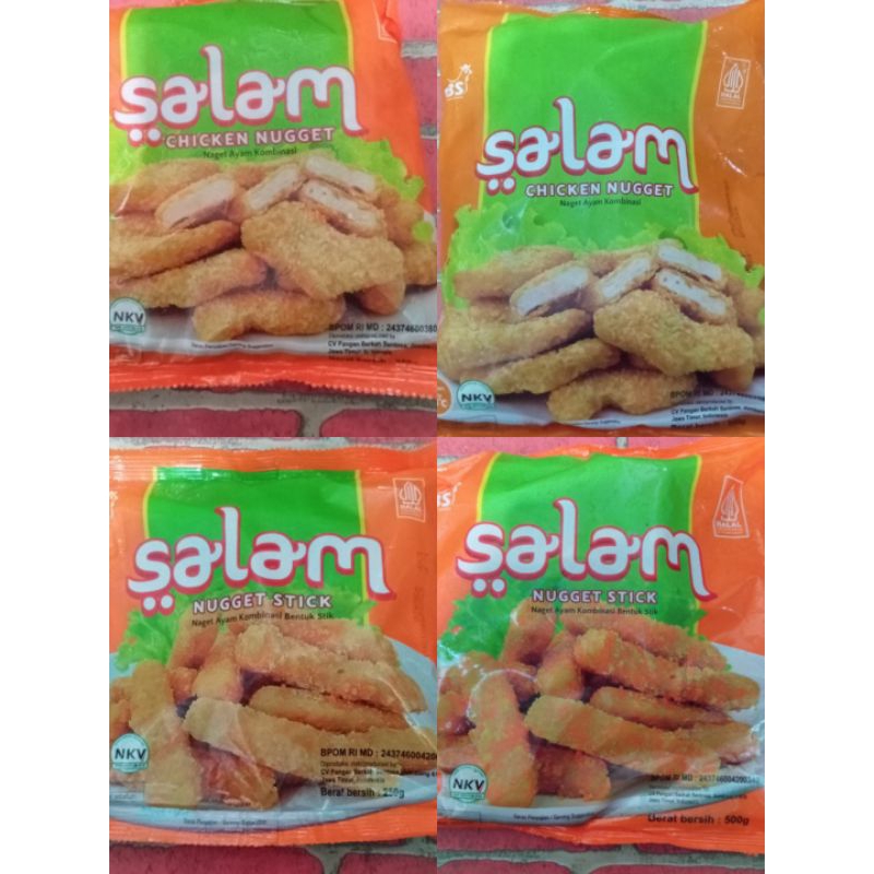 Jual Salam Nugget Ayam dan Stik (250gr & 500gr) | Shopee Indonesia