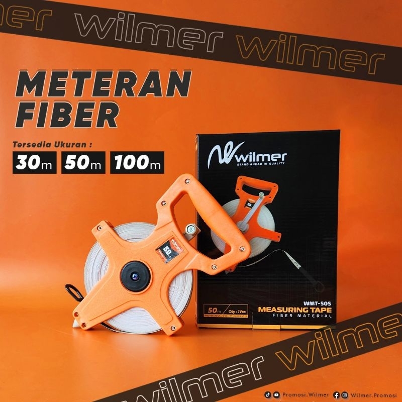 Jual Meteran tancap 30 50 100 mtr wilmer/meteran Roll Tancap/Meteran ...