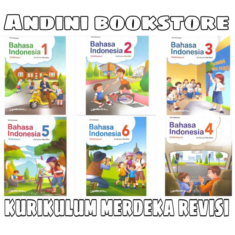 Jual BUKU BAHASA INDONESIA KELAS 1 2 3 4 5 6 SD/MI YUDHISTIRA KURIKULUM MERDEKA REVISI | Shopee ...