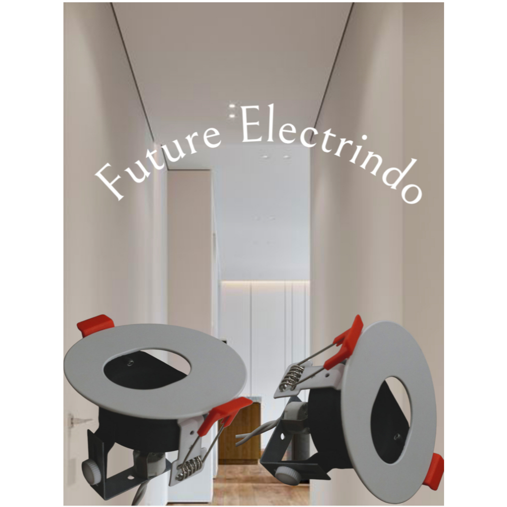 Jual Kap lampu sorot Pinhole/Downlight Alumunium Spotlight Pinhole Oval ...