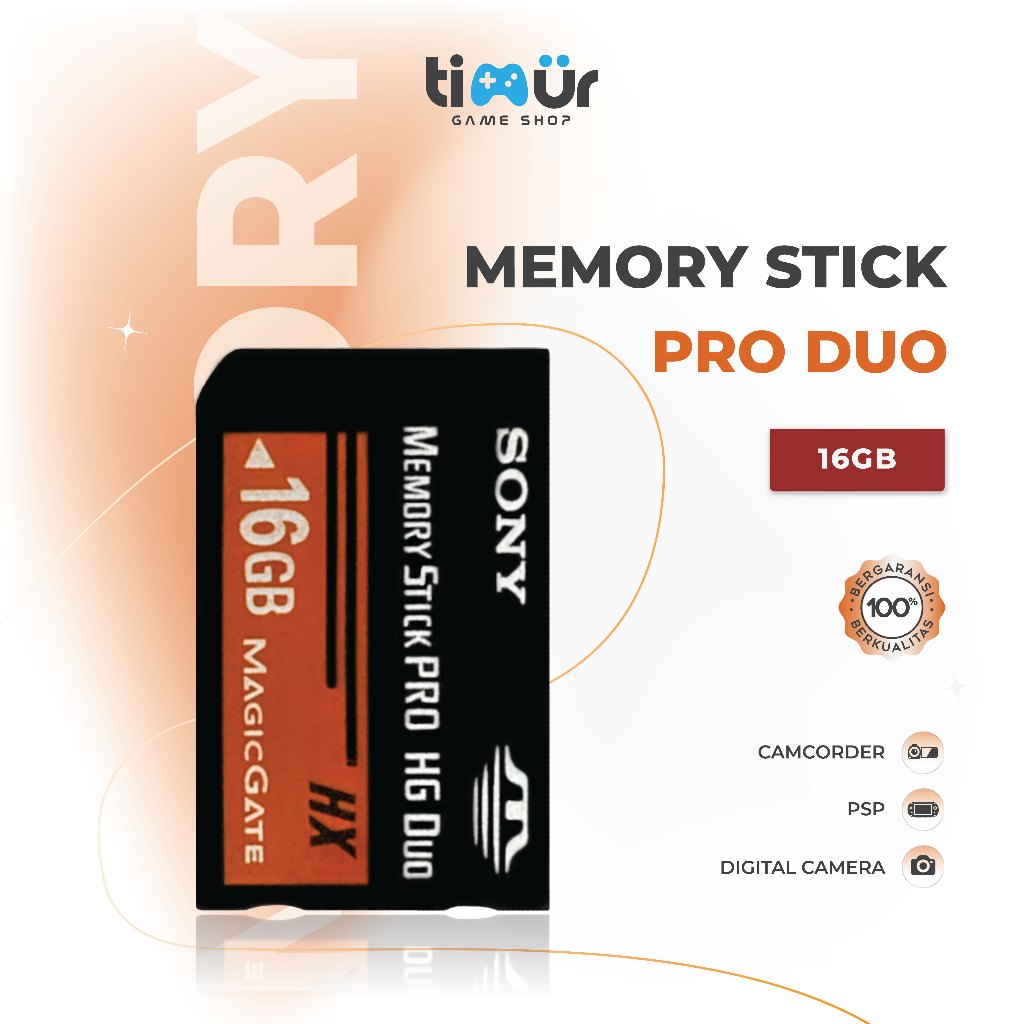 Jual Memory Card Stick Kamera Pro HG Duo Magic Gate MC SONY PSP 16GB ...