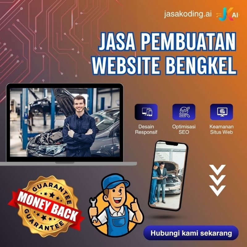 Jual JASA PEMBUATAN WEBSITE BENGKEL MOBIL BENGKEL MOTOR WEBSITE COMPANY ...