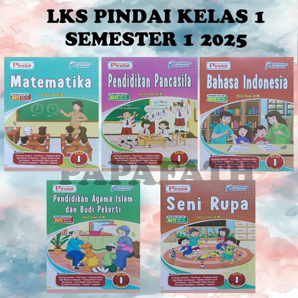 Jual LKS PINDAI SD/MI KLS.1 -Kurikulum Merdeka (cetakan 2025) | Shopee Indonesia
