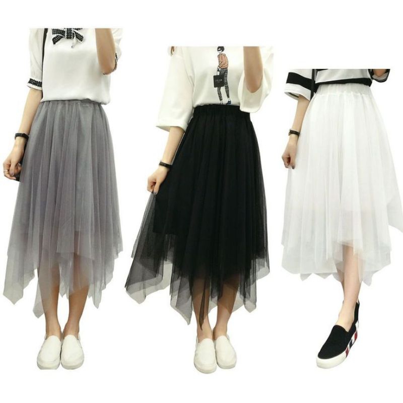 Jual Rok tutu zig-zag lapis puring tinggi 90cm | Shopee Indonesia