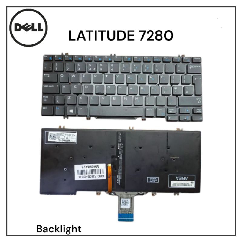 Jual KEYBOARD DELL LATITUDE 7280 BACKLIGHT | Shopee Indonesia