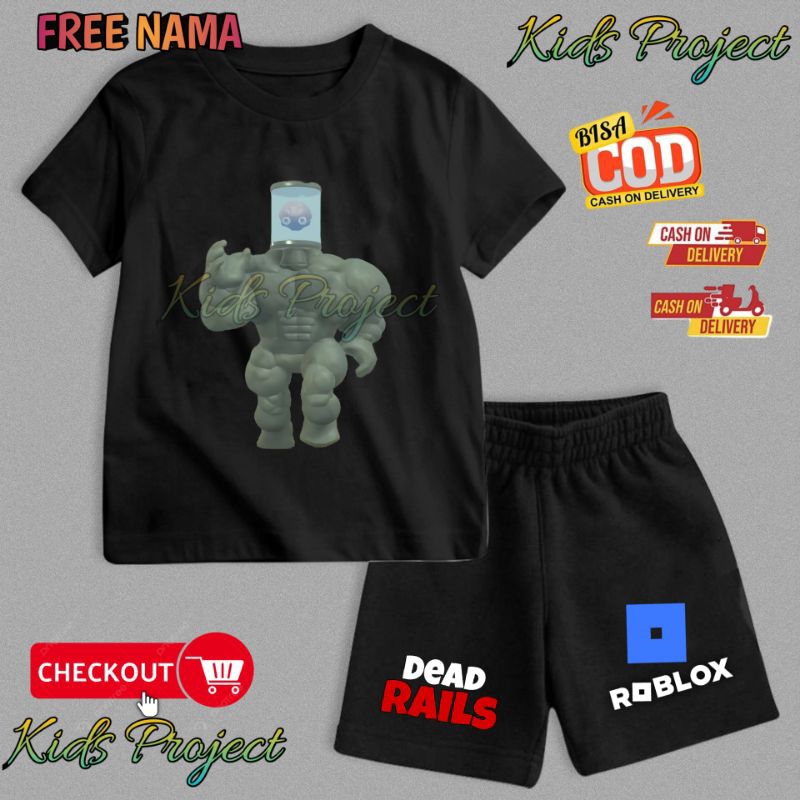 Jual Setelan Anak Karakter Nikola Tesla Roblox Dead Rails Game | Shopee ...