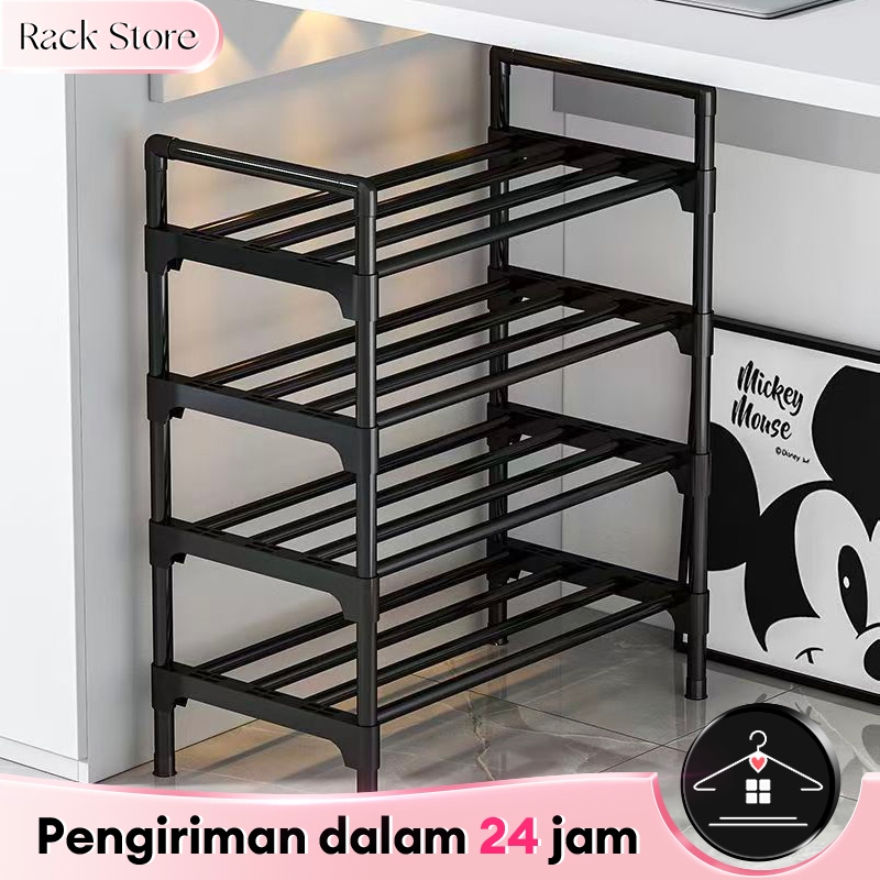 Jual Rak Sepatu 7 lapis Minimalis Rak Sepatu Luar Portable Tempat ...