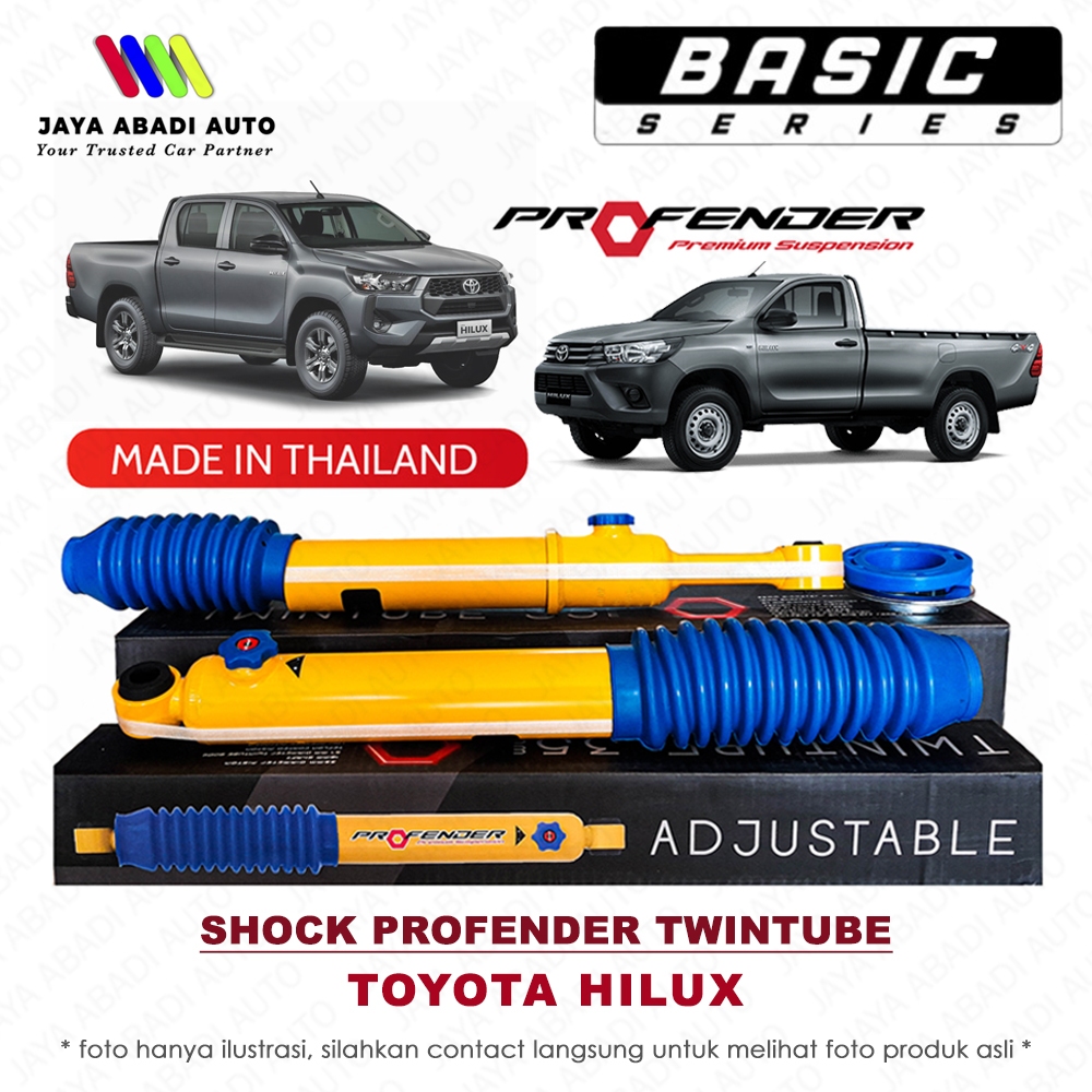 Jual Shock Breaker PROFENDER TWINTUBE Basic Series Snapspring - TOYOTA HILUX REVO STD - LIFT 2 ...