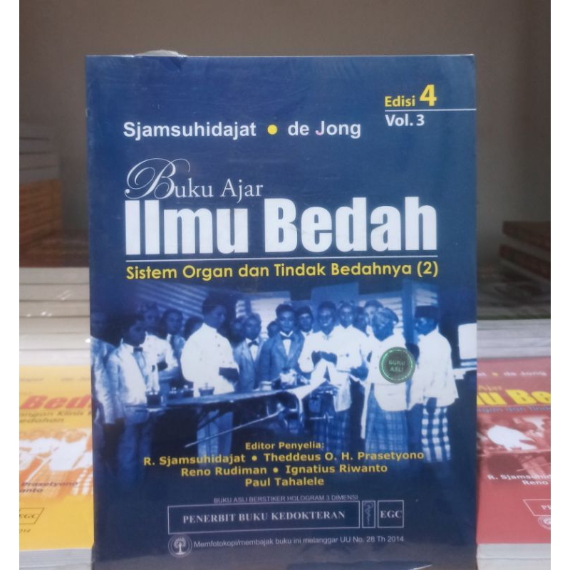 Jual Buku Ajar Ilmu Bedah Vol. 3 Edisi 4 | Shopee Indonesia