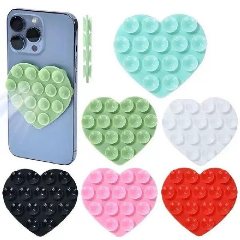 Jual Two Side Love Phone Stick Holder | Gurita Handphone Hati Tempel ...