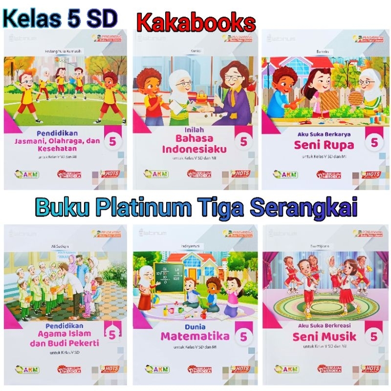 Jual Buku Platinum - Tiga Serangkai - SD/MI Kelas 5 Kurikulum Merdeka | Shopee Indonesia