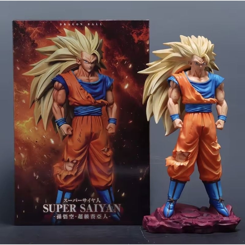 Jual 29cm Anime Dragon Ball Z Super Saiyan 3 Son Goku Figure SSJ3 ...