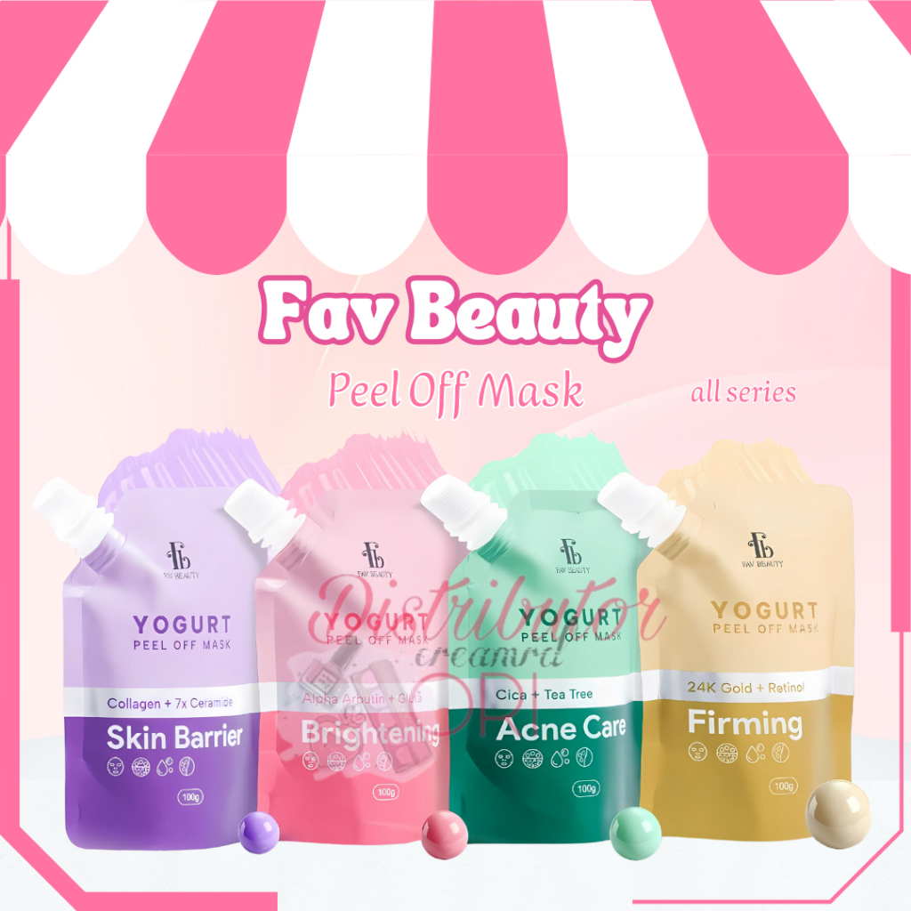 Jual FAV Beauty Yogurt Peel Off Mask | Acne Care Skin Barrier Firming ...