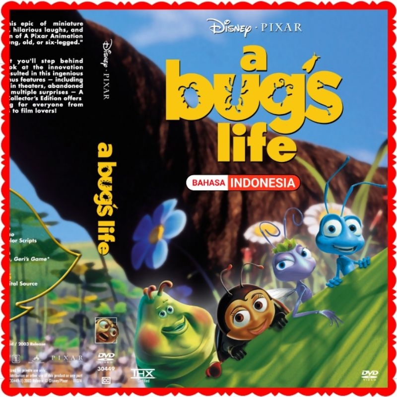 Jual KASET FILM ANAK CARTOON BUGS LIFE-FILM ANAK KARTUN SEMUT-FILM ANAK ...