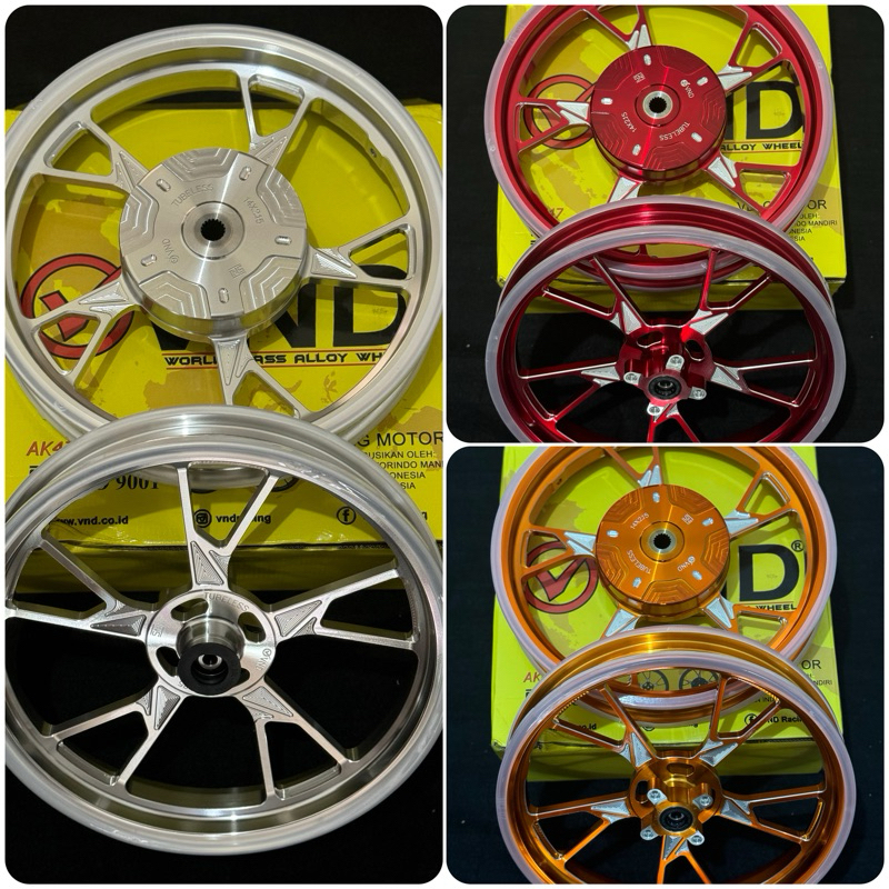 Jual VELG VND AK 47 MODEL FINO THAILAND RING 14 PNP MIO SPORTY, MIO ...